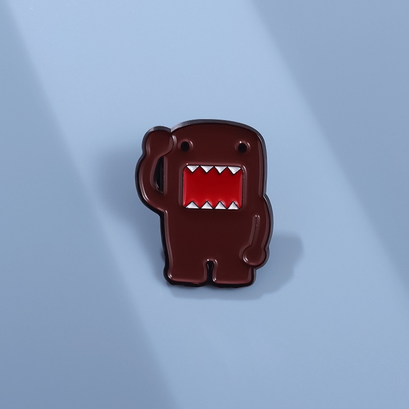 Cute Cartoon Domo Kun Enamel Pins Anime Endorsement Kawaii Mascot ...