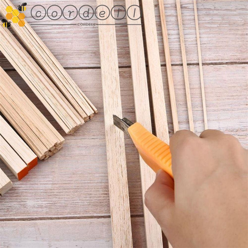 CORDELL Balsa Wood Craft DIY For Model Toys Woodworking Tool Wooden ...