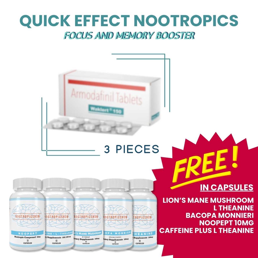 Embrace Inner Smart Lifting Mood Cognition Focus Concentration with Nootropic Supplement ...