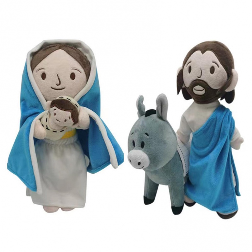 Jesus Plush Toy Christ Religious Toys Savior Jesus Stuffed Doll Virgin ...