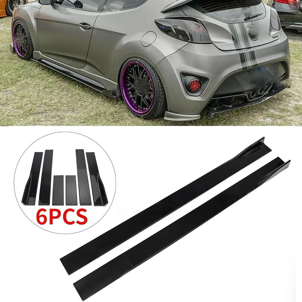 LANTOP For Hyundai Veloster Turbo 2011-2018 78.7" Side Skirt Splitter ...