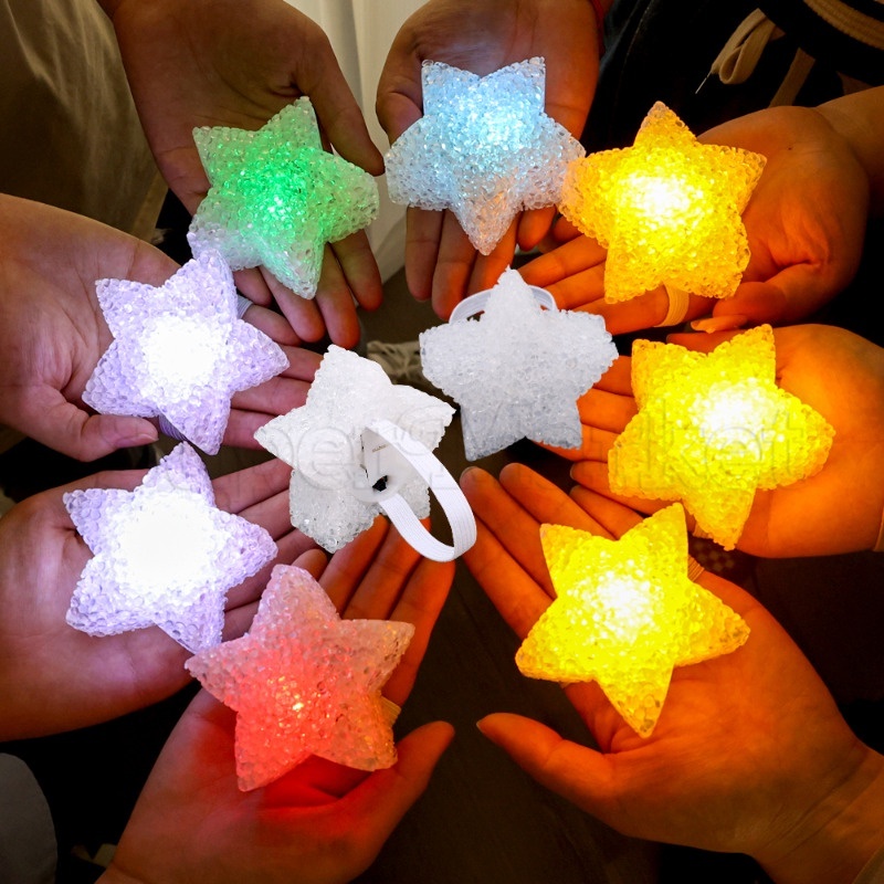 Handheld Stage Pentagon Star Lamp / Dance Performance Bracelet Light ...