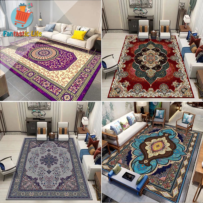 6 Vintage Style Ethnic Style Carpets Ethnic Style Homestay decoration ...