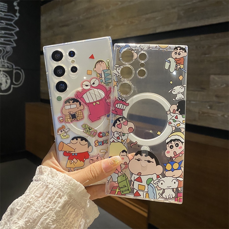 Samsung Galaxy S24 Ultra Cartoon Cute Crayon Shin-Chan Phone Case S22 ...