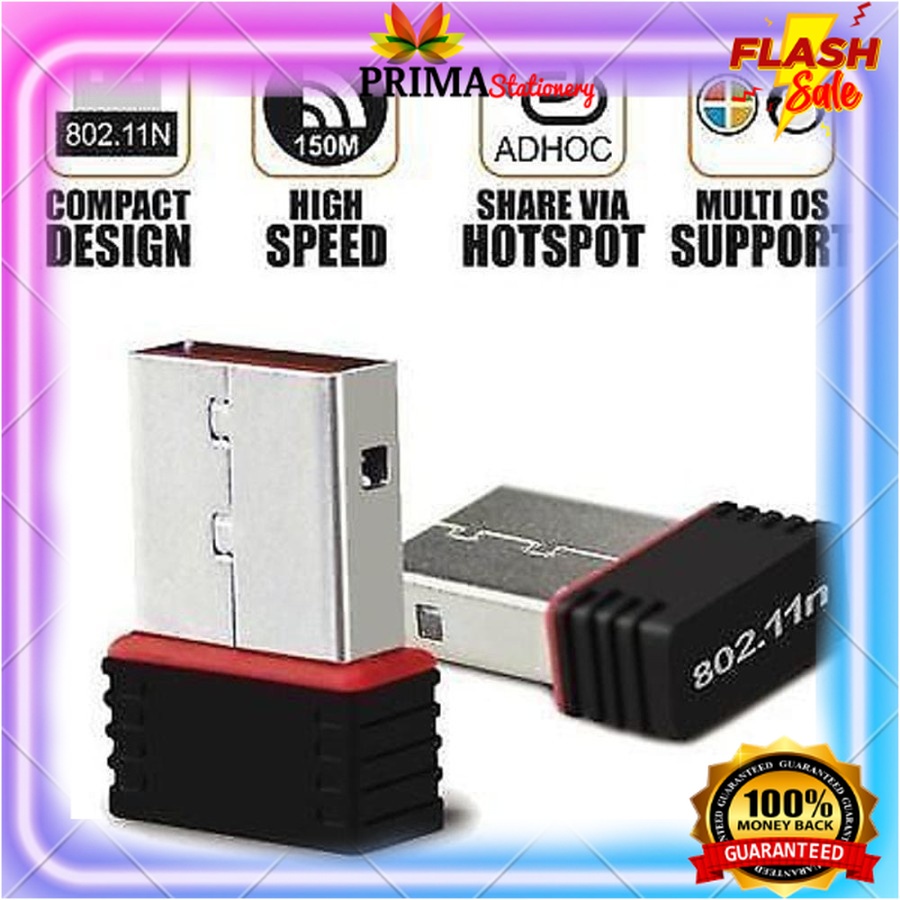 USB Wifi Dongle 11n Wireless Adapter 150Mbps Solo Micro | Shopee ...