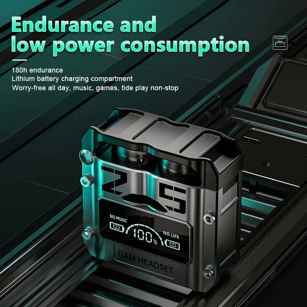 M25 Wireless Bluetooth Headphones TWS Gaming Headset New Design Noise ...