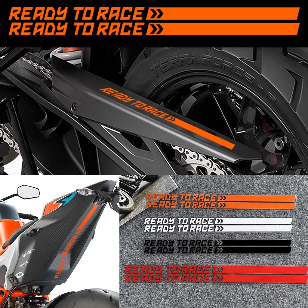 READY TO RACE Reflective Motorcycle KTM Duke 390 Duke 200 Accessories ...