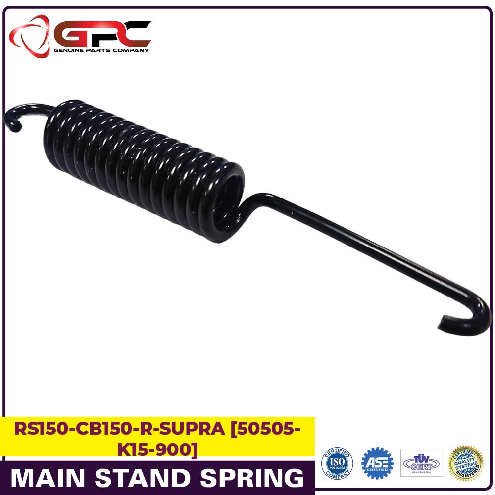 GPC RS150/CB150-R/SUPRA MAIN STAND SPRING [50505-K15-900] | Shopee ...