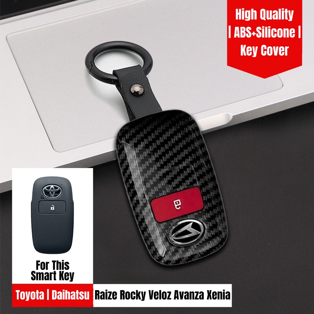 Toyota Raize Rocky Veloz Avanza Xenia Carbon Key Cover | Shopee Philippines