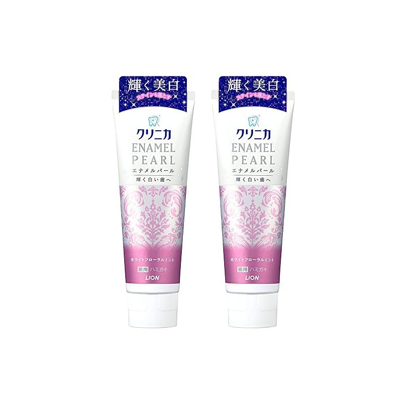 Japan direct delivery Clinica [Quasi-drug] Enamel Pearl Toothpaste White Floral Mint 130g x 2 ...