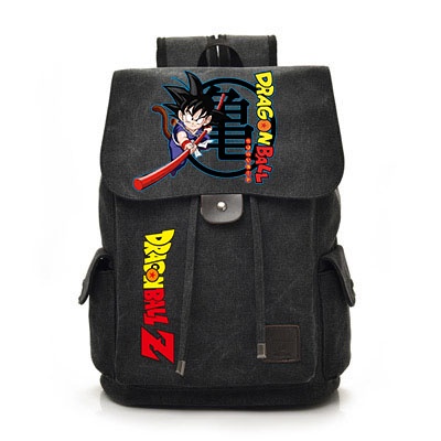 Anime Dragon Ball Z Backpack Canvas Bacgpack Student Schoolbag Travel ...