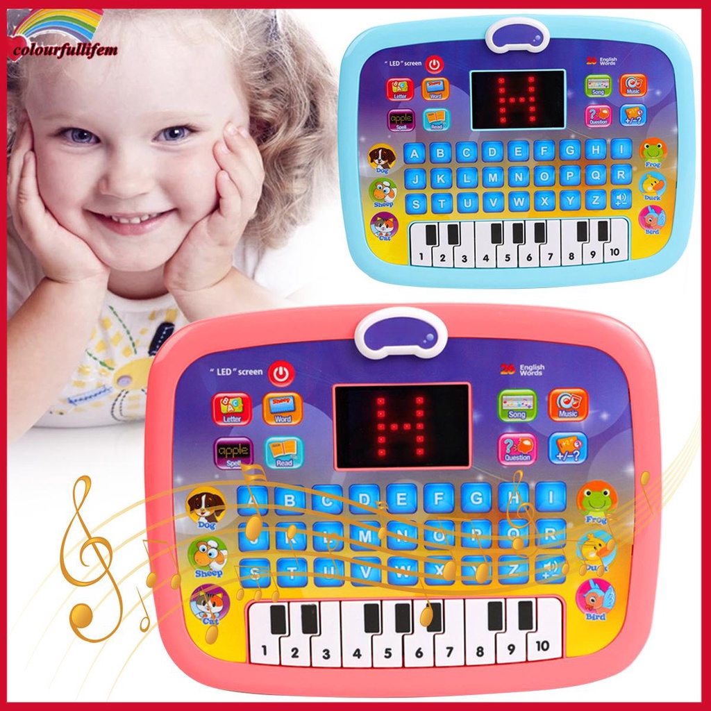 Baby Tablet Toy Creative Kids Tablet Toy with LED Screen Toddler ...