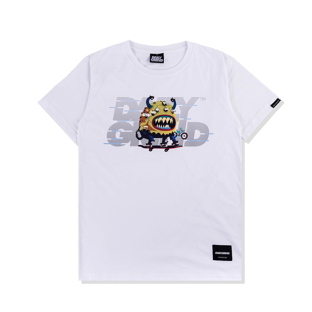 DAILY GRIND FUELED TSHIRT WHITE | Shopee Philippines
