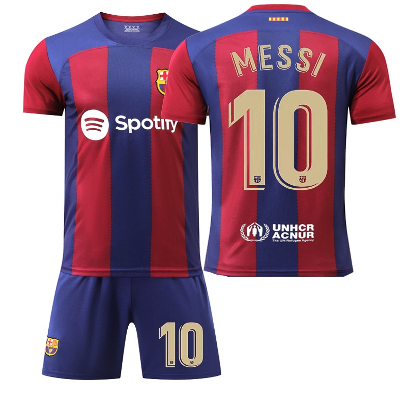 2024 Season Barcelona No.10 Messi Jersey Summer Men's Football Clothes ...