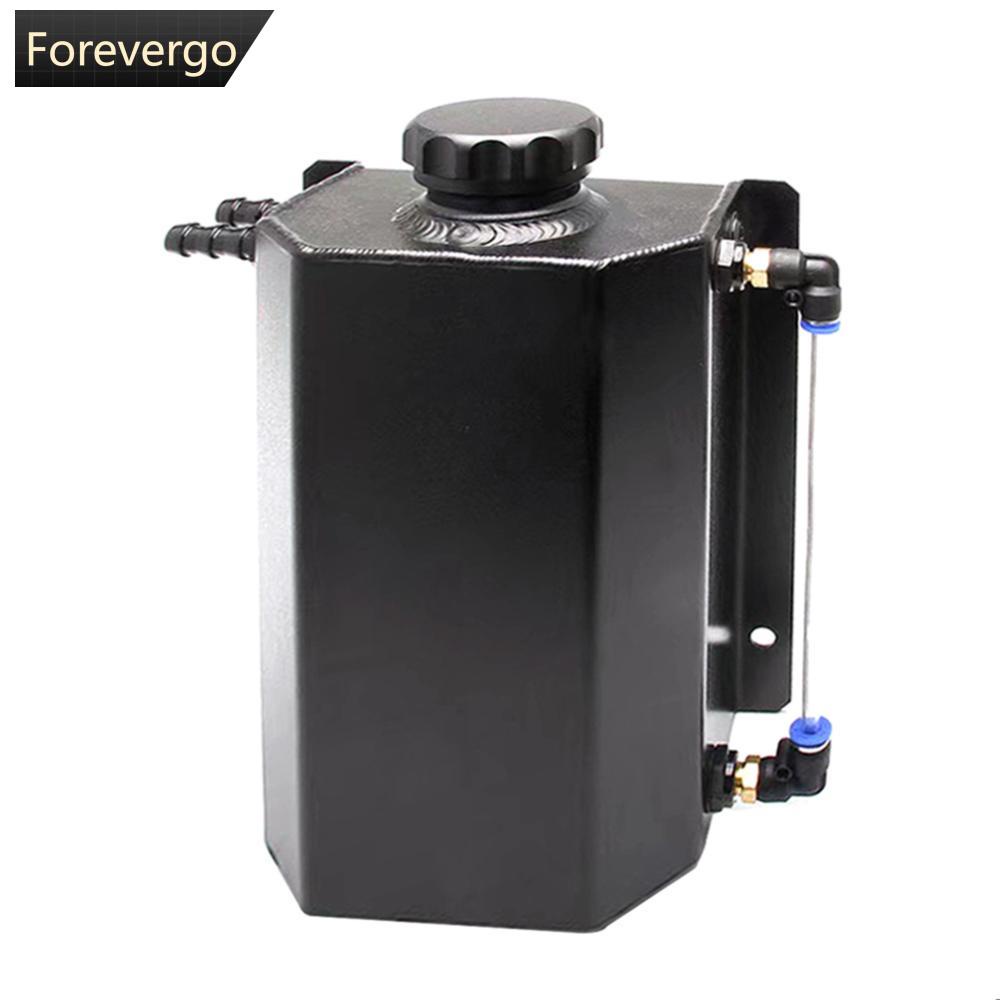 FOREVERGO 1L/2L Oil Catch Can Reservoir Aluminum Tank Engine Coolant ...