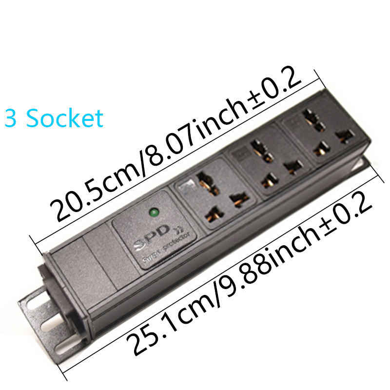Server Rack Pdu Power Distribution Unit C14 Power Input 2 12 Ways Universal Extension Socket Led