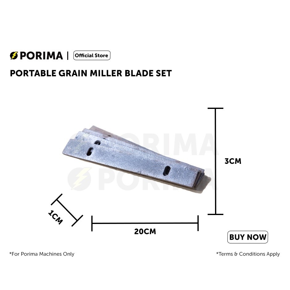 【hot sale】 Porima Portable Grain Miller Blade Set (For Portable Grain ...
