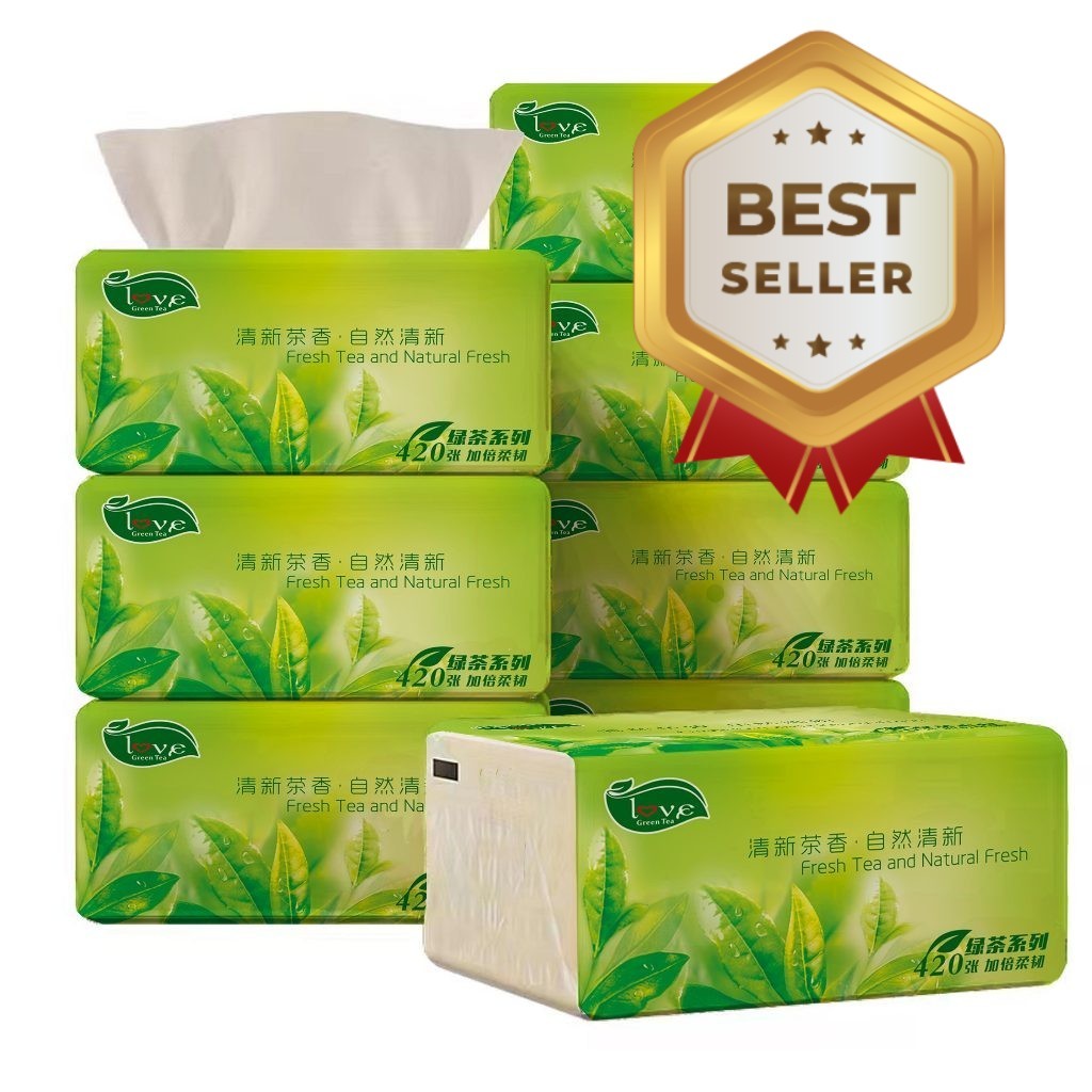 Softone Tissue Paper LGT Facial Tissue 4Ply 480Sheets 8Pcs Speci Jumbo ...