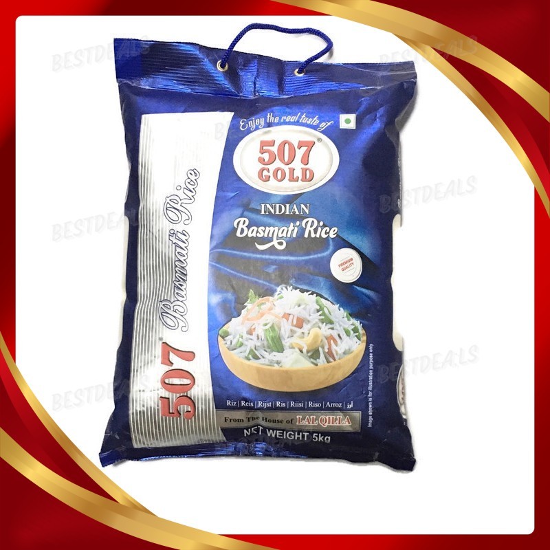 Lal Qilla 507 Gold Basmati Rice 5kgs Product of India | Shopee Philippines