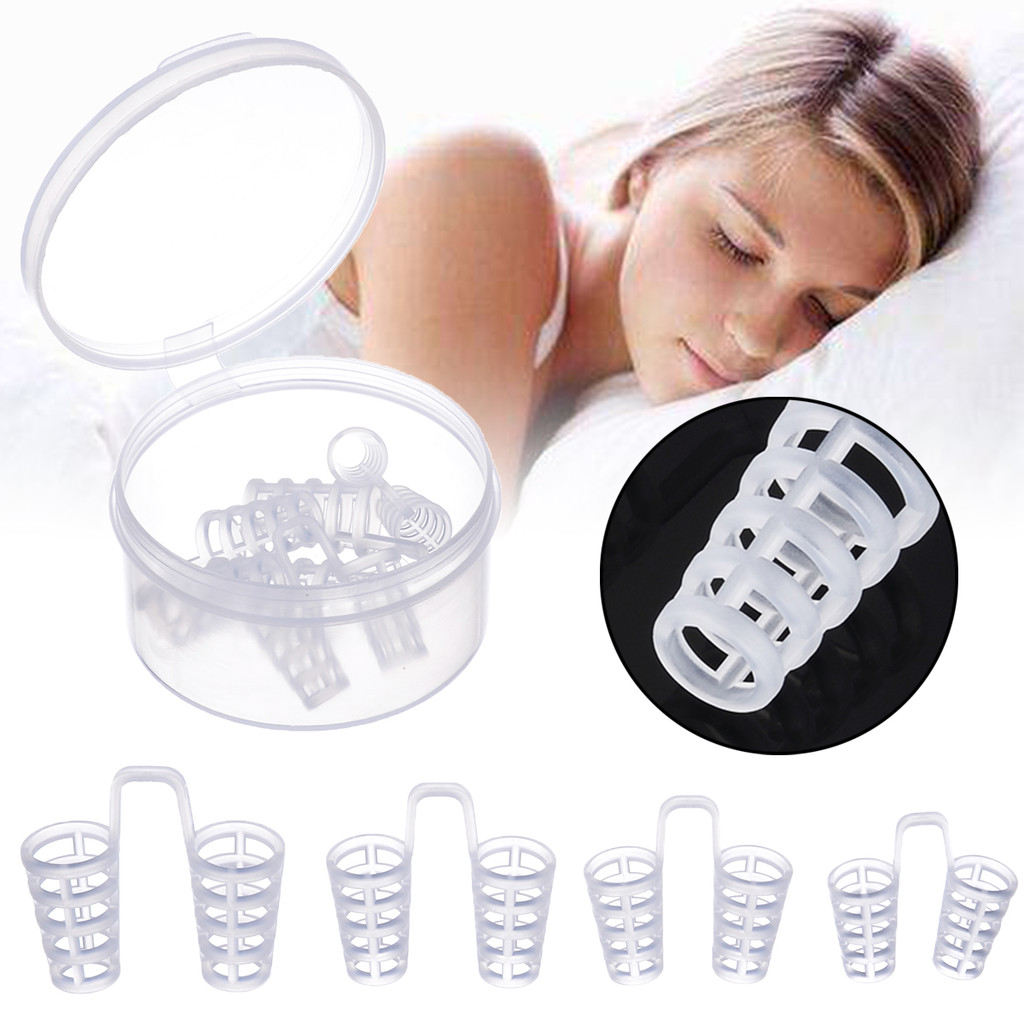 4pcs New Mini Anti Snore Nasal Dilator Snore Stopper Nose Spreader Anti ...