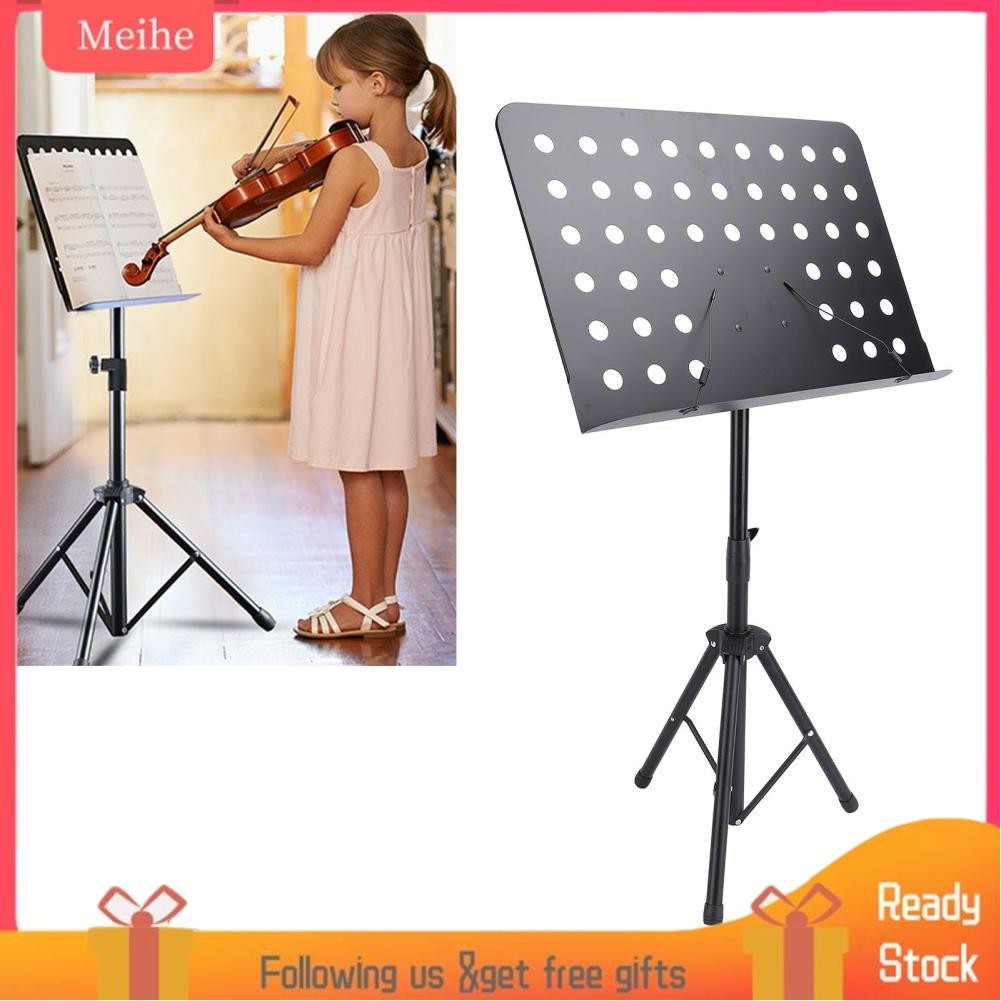 Meihe Sheet Music Stand Adjustable Folding Desktop Book Tripod Tray ...