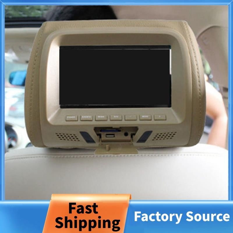 Universal 7Inches Car Headrest Monitor Screen for AV USB SD MP4 MP5 FM ...