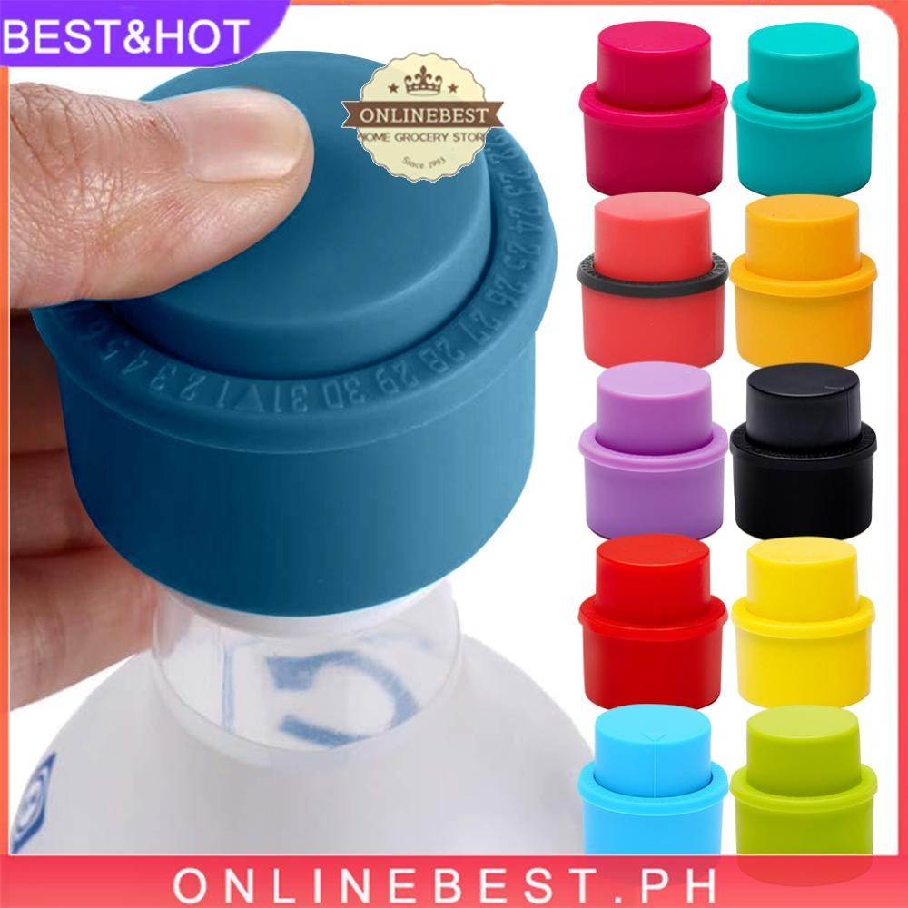 2Pcs Bottle Pump Caps with Time Tracker Soda Saver Pump Cover for ...