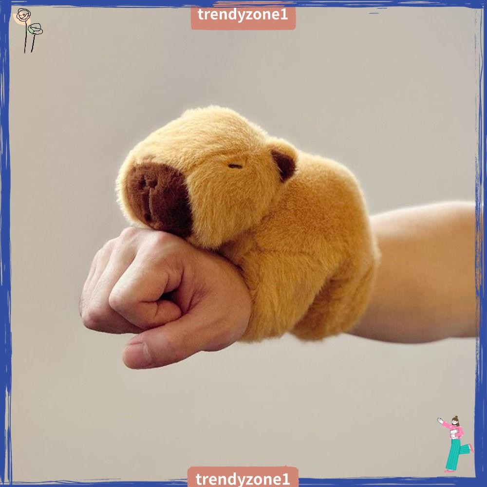 TRENDYZONE1 Capybara Slap Bracelets, Stuffed Dolls Cartoon Capybara ...