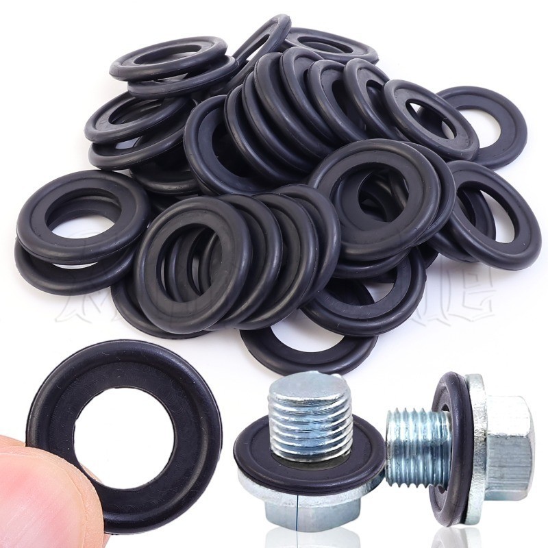 10/20/40Pcs Sealing Oil Drains Plug Gasket - Engine Nut Seal Ring - Oil ...