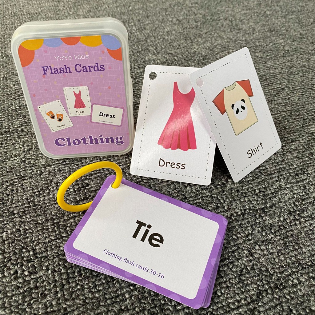 Kids Flash Card English Word Card Children Educational Card Home ...