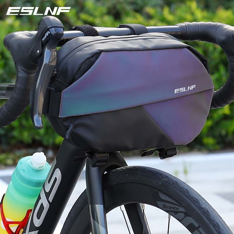 ESLNF Multifunction Large Capacity Reflective Bike Handlebar Front Bag ...
