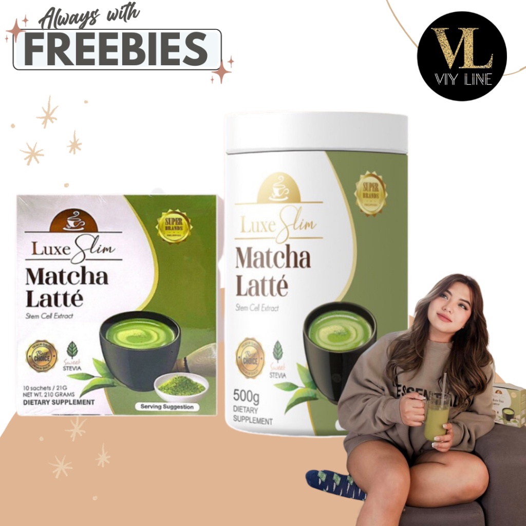 LUXESLIM Matcha Latte With Stem Cell Extract 10 Sachets 210g Half Kilo ...