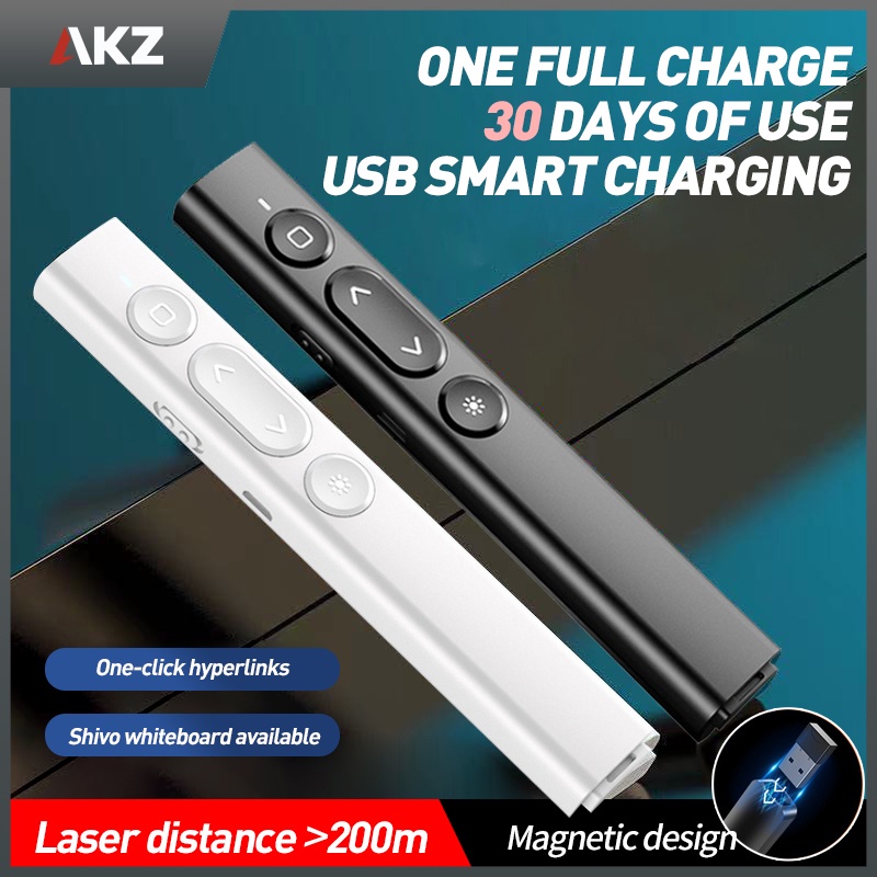 AKZ- Popular multimedia PPT page turning pen Wireless laser pen remote ...