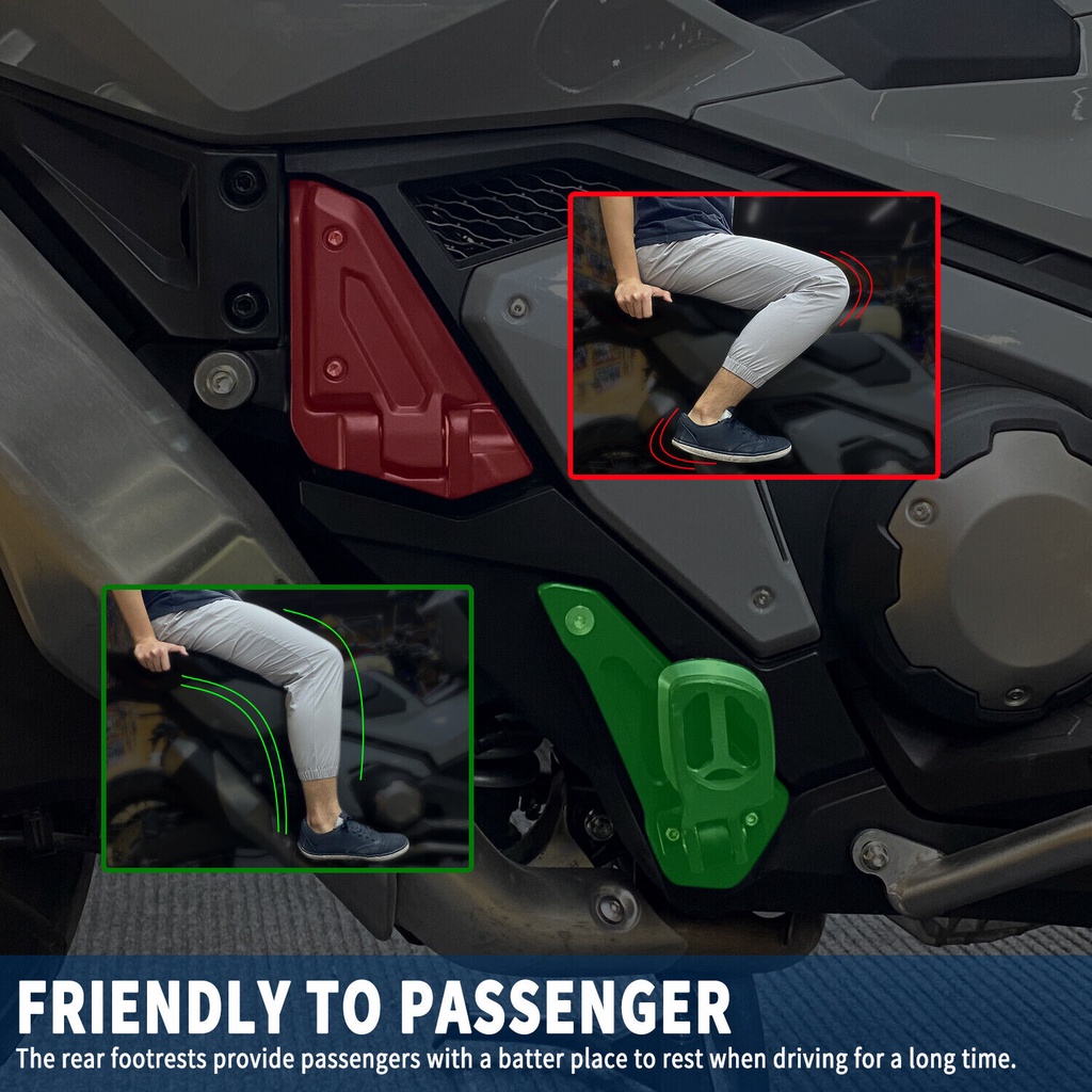 Rear Footpegs Foot Rest Wide Pedals Footboard For HONDA X ADV 750 XADV ...