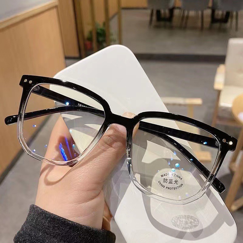 Fashion Oversize Square Glasses - Blue Light & Anti Radiation Blocking ...