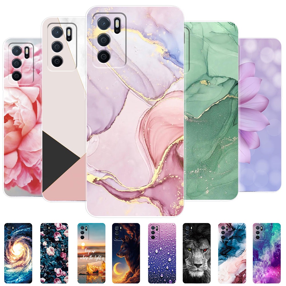 OPPO A16 A16S A16K A16e 2022 4G Casing Case Newest Design Animal Clear ...