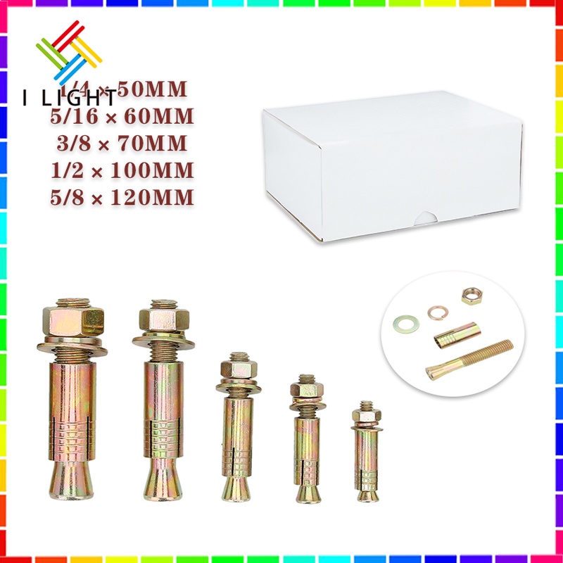 （Fast delivery）Dyna bolt/Expansion Bolt 1PCS 1/4", 5/16", 3/8",1/2 ...
