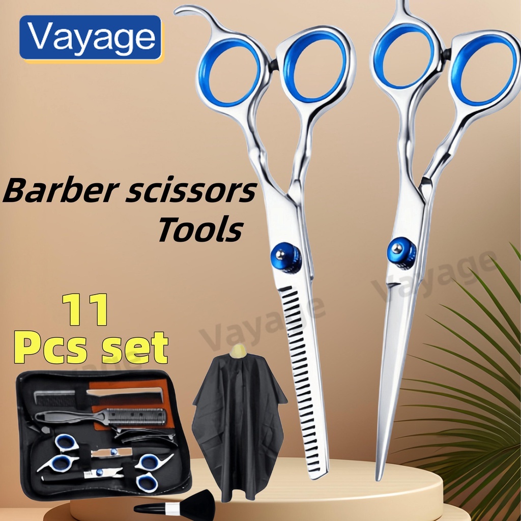 Pro Salon HairCut Scissors Barber Hairdressing Trimmer Stainless Steel ...