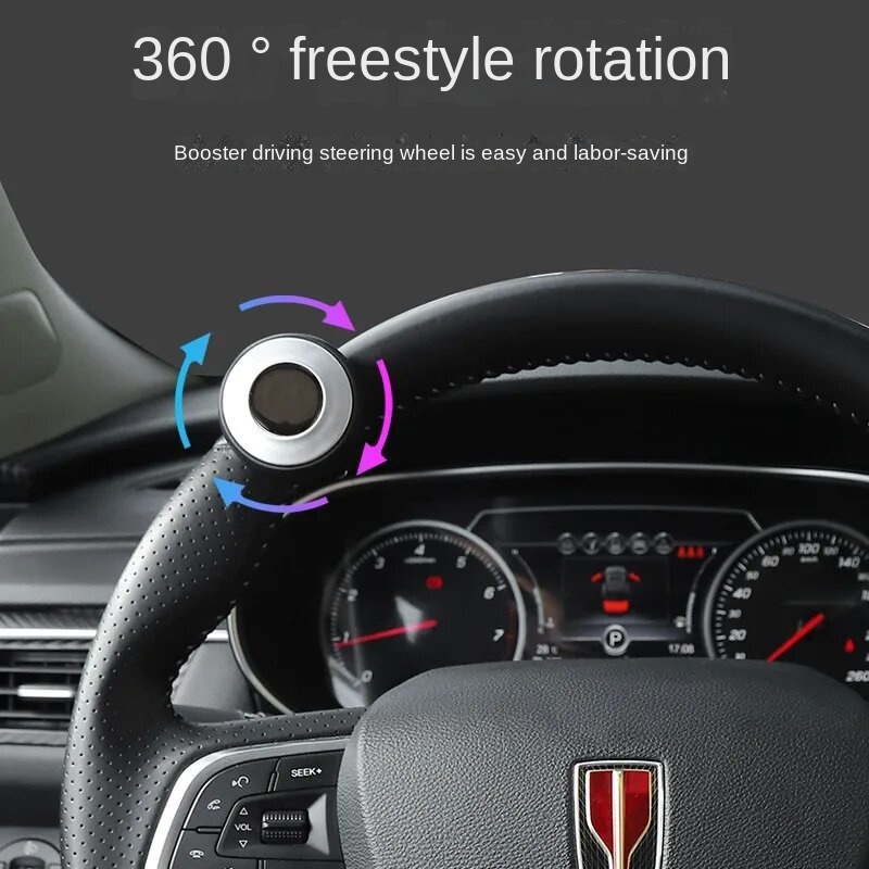 Universal Turning Steering Wheel Booster Spinner Knob 360 Degree ...