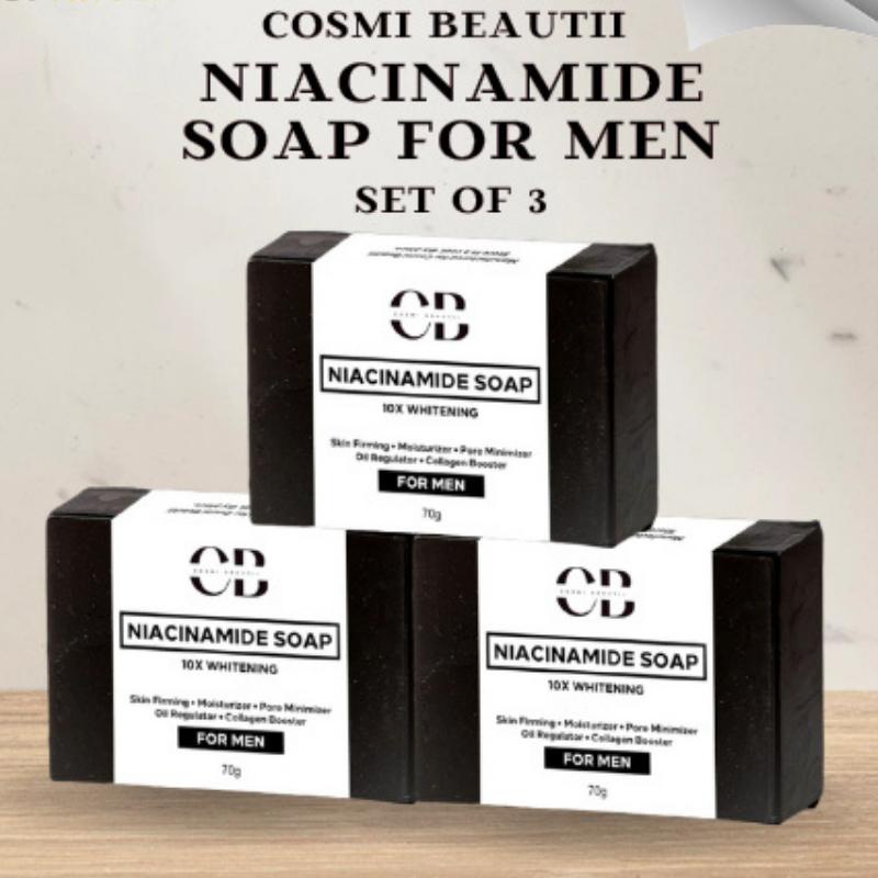 BUY 1 TAKE 2=3Pcs of COSMI BEAUTII Men's Soap 10X Whitening Soap ...