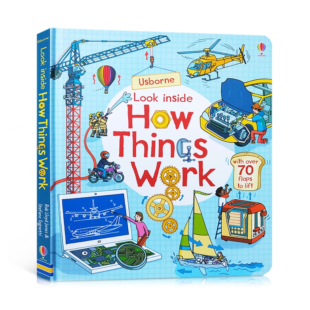 Usborne Look Inside How Things Work Children Educational Book | Shopee ...