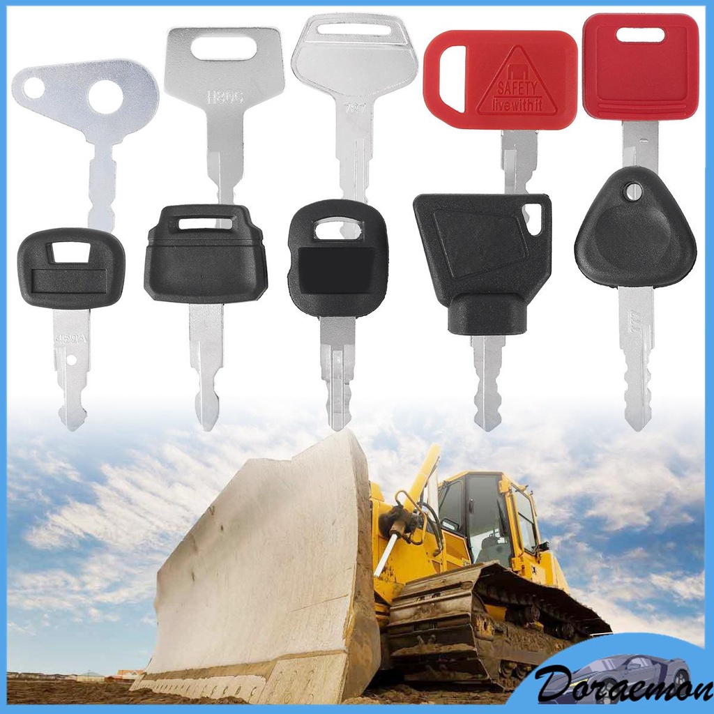 10 Keys Heavy Equipment Key Set Construction Ignition Key Set Master ...