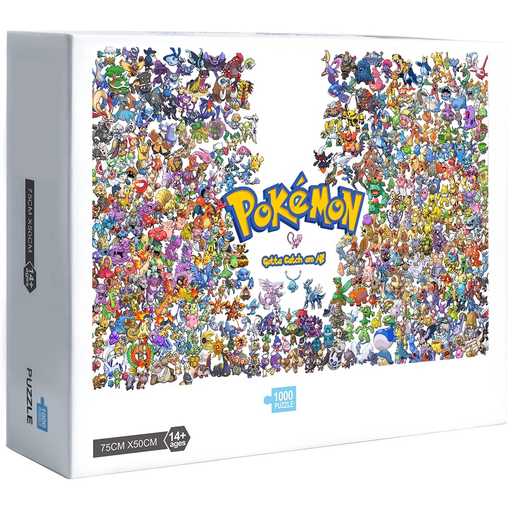Pokémon Collage Anime New Style Educational Puzzle Difficult Challenge ...