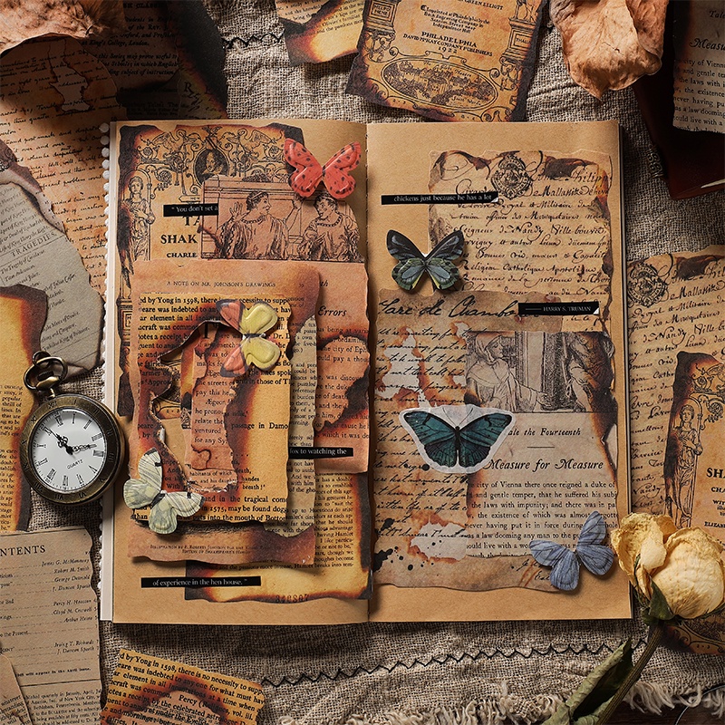Vintage scrapbook paper store