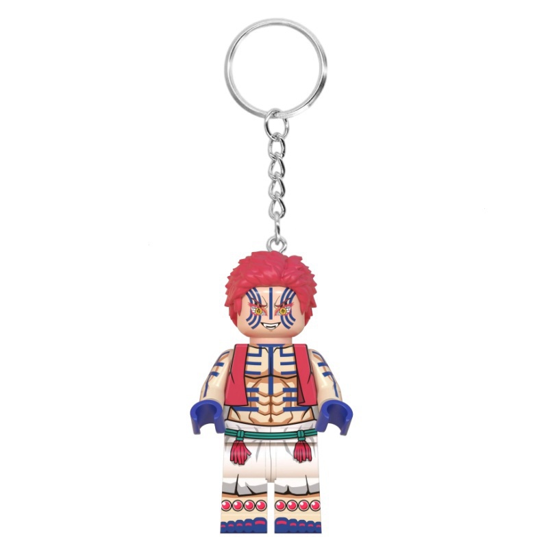 LEGO Keychain Minifigure Akaza Demon Slayer | Shopee Philippines