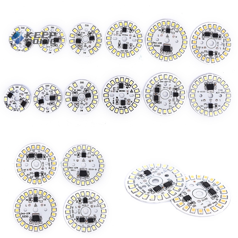 Keep Going＞ LED Bulb Patch Lamp SMD Plate Circular Module Light Source ...