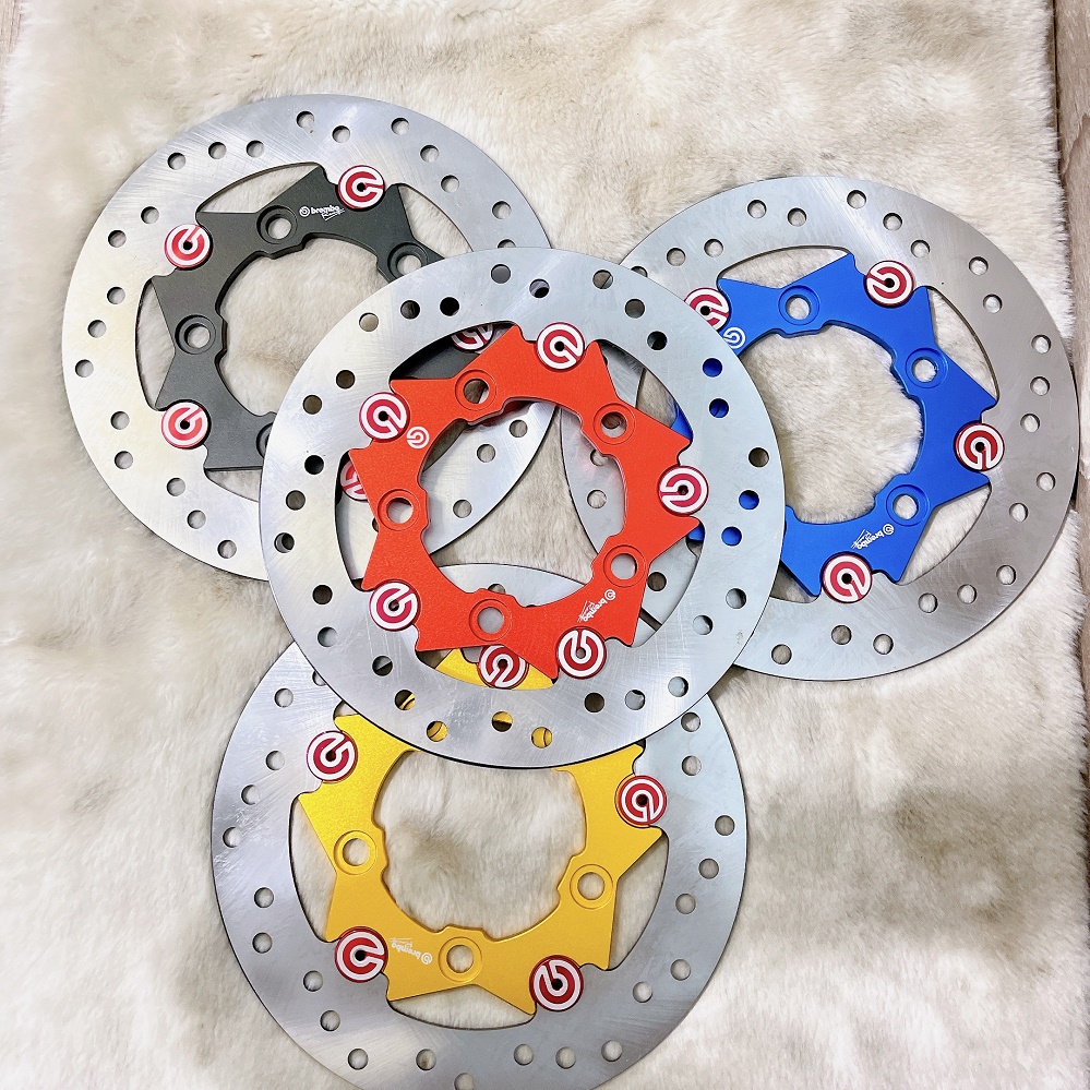 Rear disc EX150/155 size 220mm with red rembo ring_Multi-color sharp ...