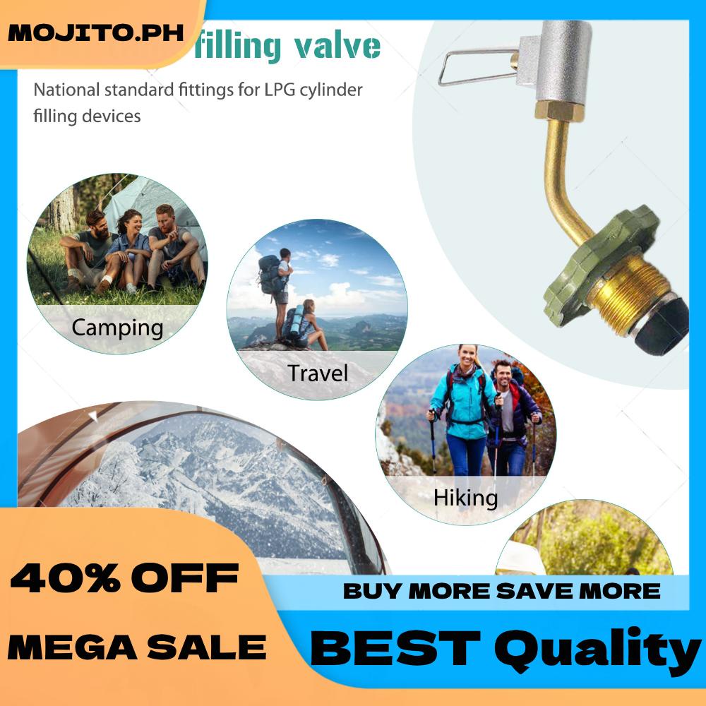 Copper Butane Inflation Valve Screw Mouth Flat Gas Tank Filling Valve ...
