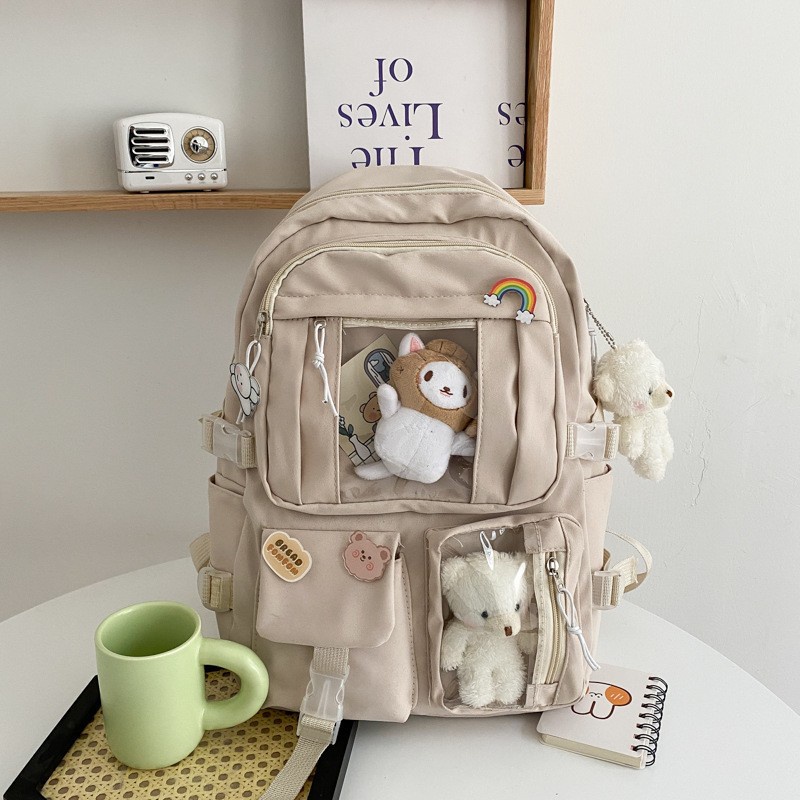 【LOCAL SPOT】Korean backpack for women cute bag for school korean style ...