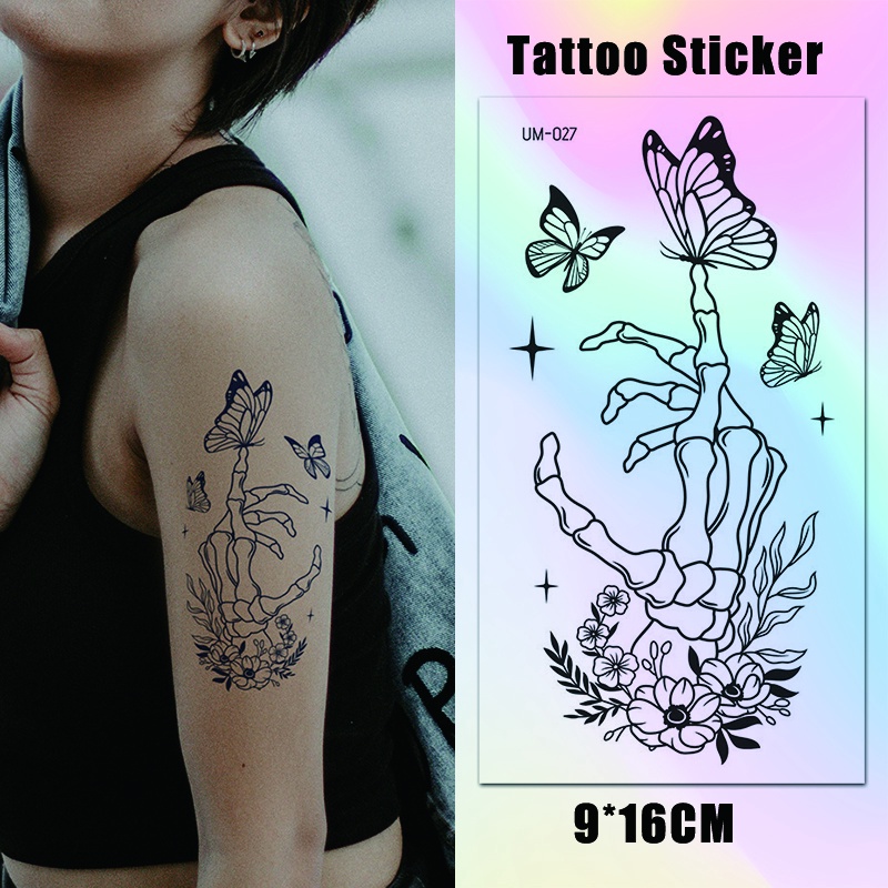 【SUN】Tattoo Sticker Waterproof Long Lasting 15 Days Minimalist Tattoo ...